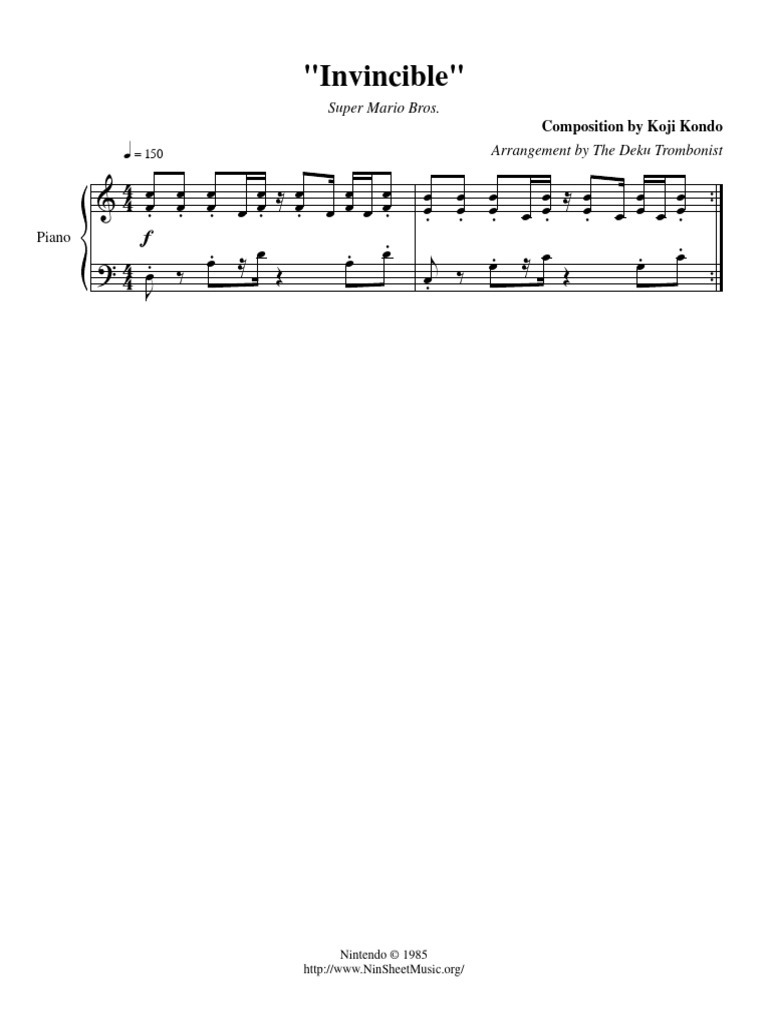 Super Mario Bros - Invincible | PDF