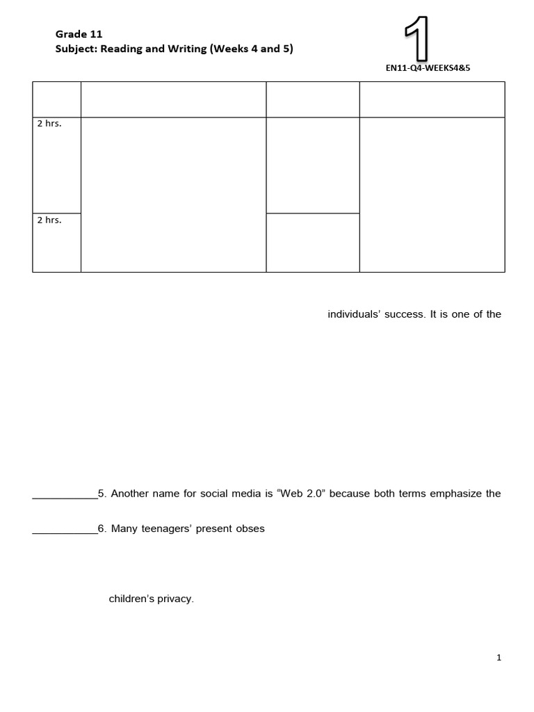 WEEK-4-5-Q4-READING-AND-WRITING (1) | PDF
