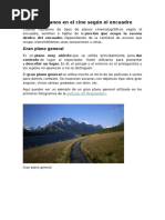 Tipos de Planos en el Cine: Guía Completa | PDF | Composición (artes ...