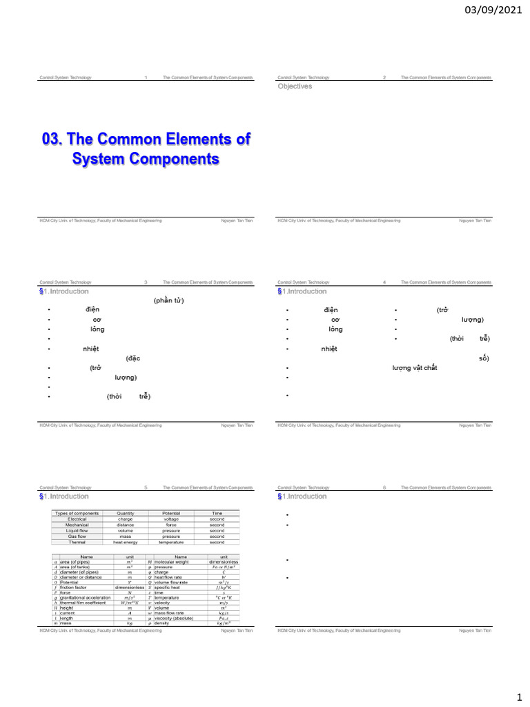 Ch.03 The Common Elements of System Components | PDF