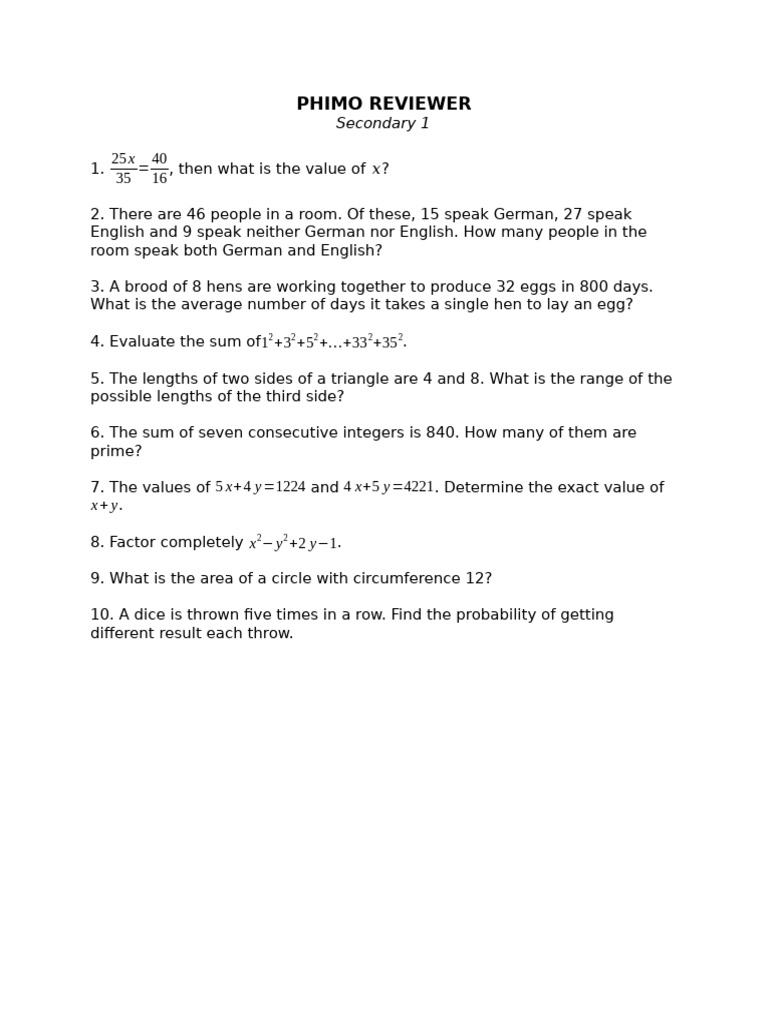 PHIMO REVIEWER Session 1 | PDF