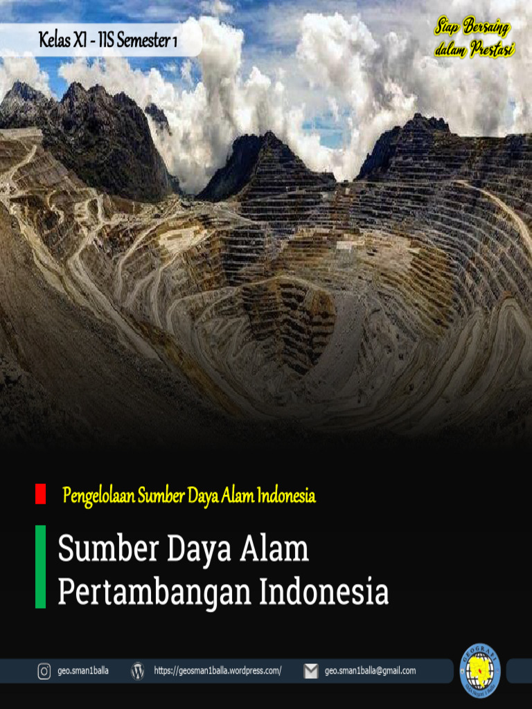 3.3.3 Potensi Dan Persebaran SDA Pertambangan IG (Tugas Guru) | PDF