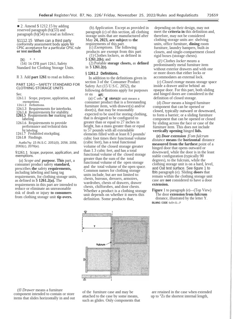 CPSCTip Over Tetsing Procedure | PDF