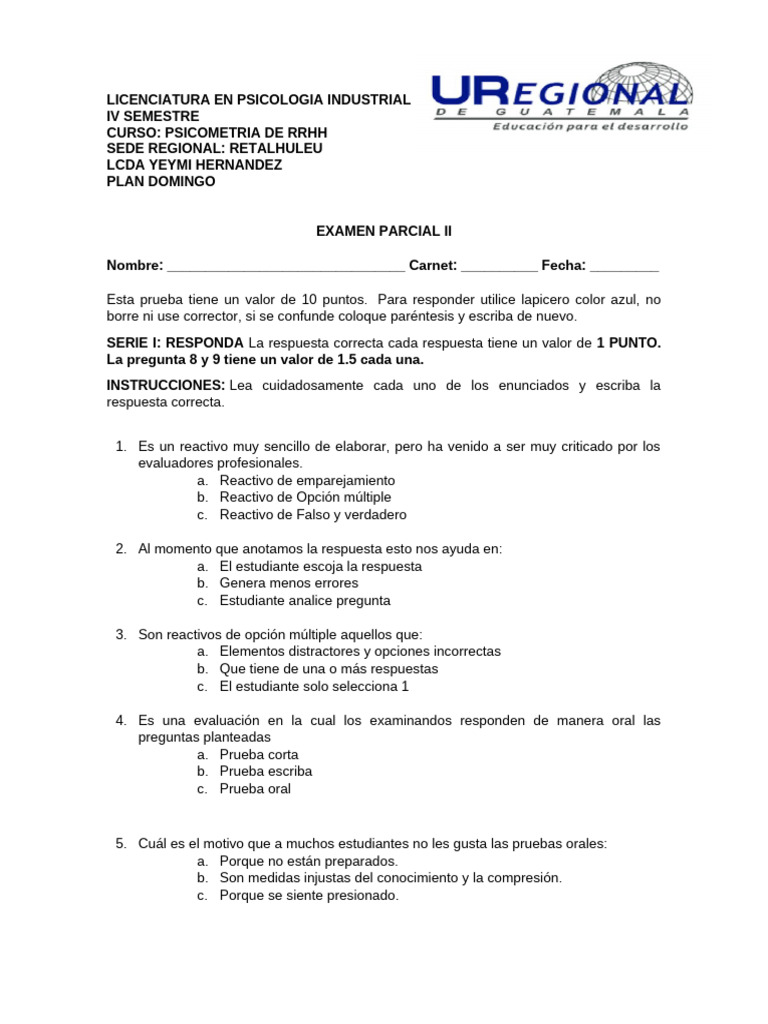 Licenciatura En Psicologia Industrial Pdf