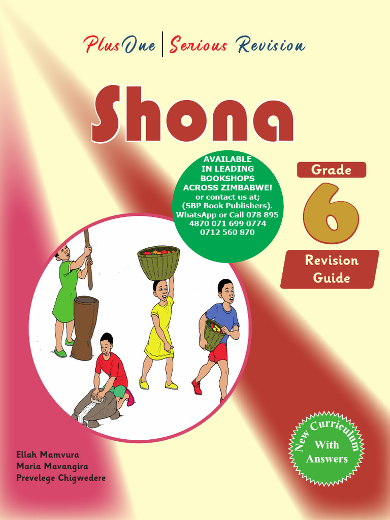 Plus One Shona Grade 6 Revision 2 | PDF