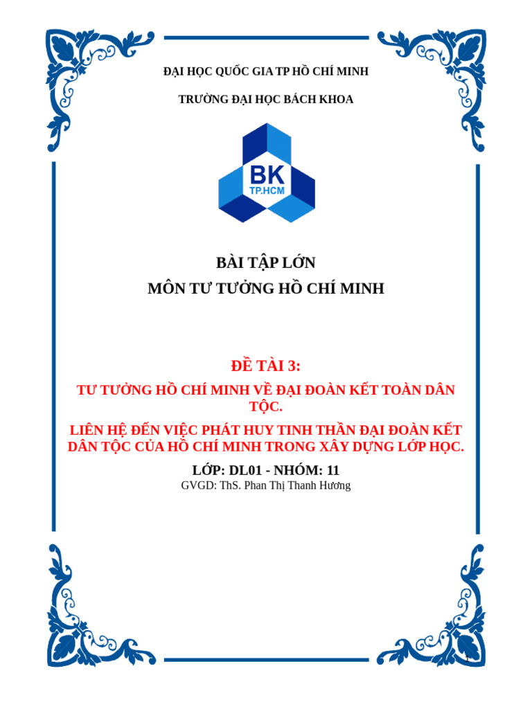 BTL TTHCM | PDF