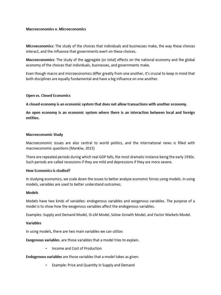 Introduction To Macroeconomics | PDF