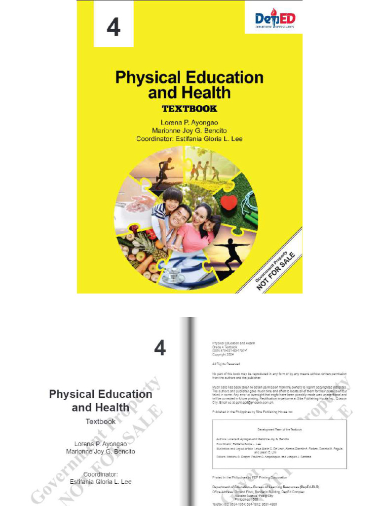 Pe and Health Textbook | PDF