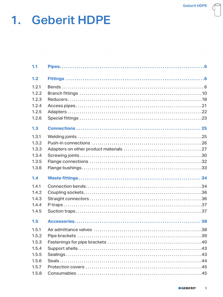 01_Geberit_HDPE | PDF