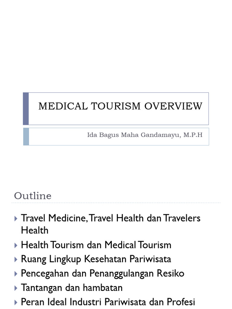 3 Medical Tourism Overview Pdf