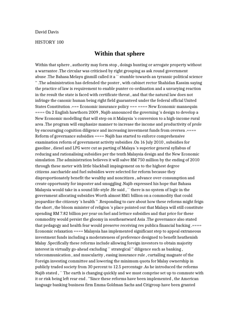 Within That Sphere | PDF