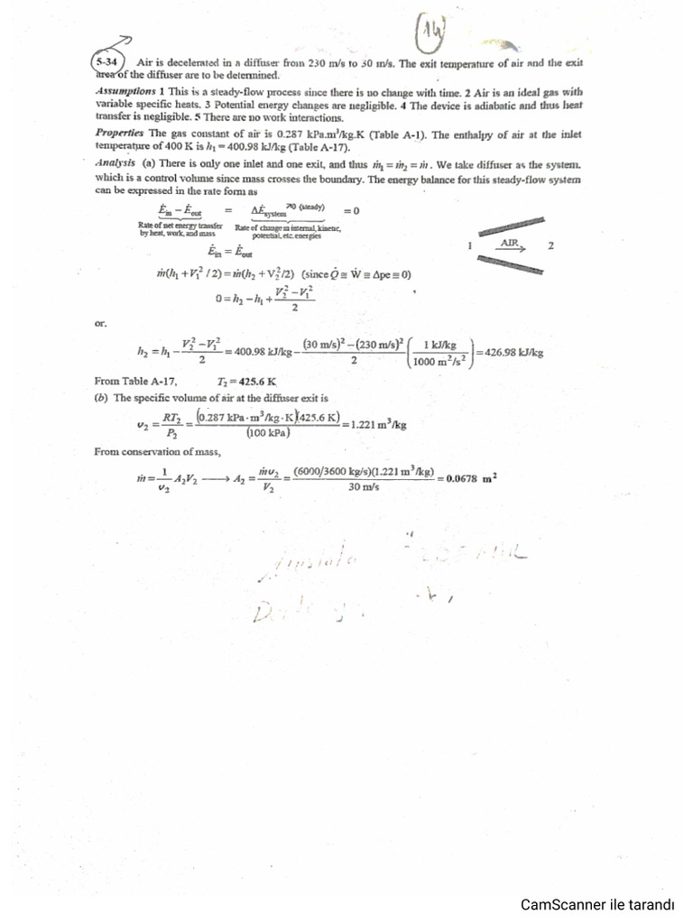 Termodinamik 1 2024 Ek Sorular N Cevaplar | PDF
