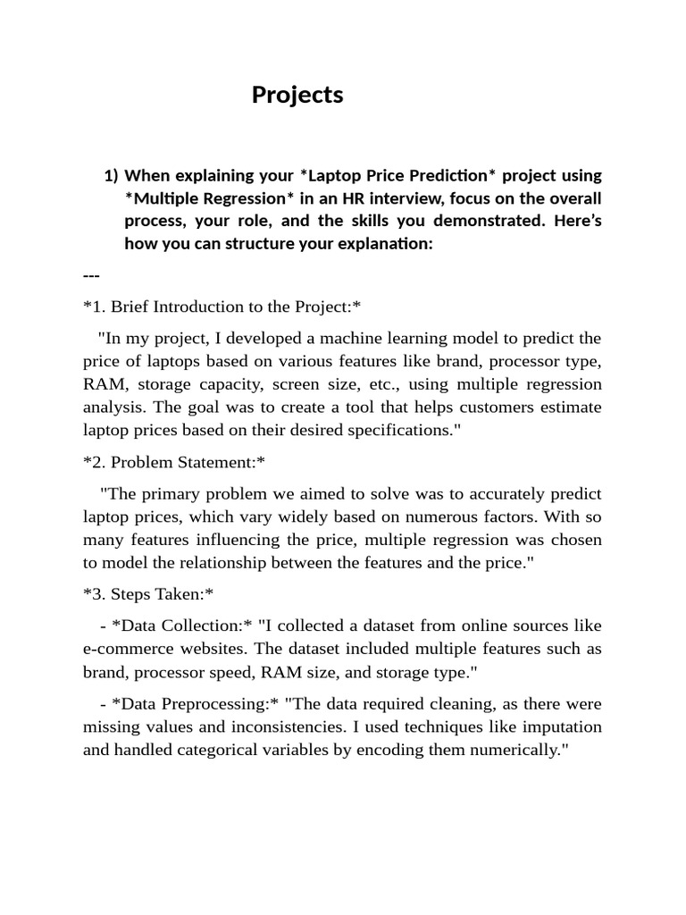 Interview Prep | PDF