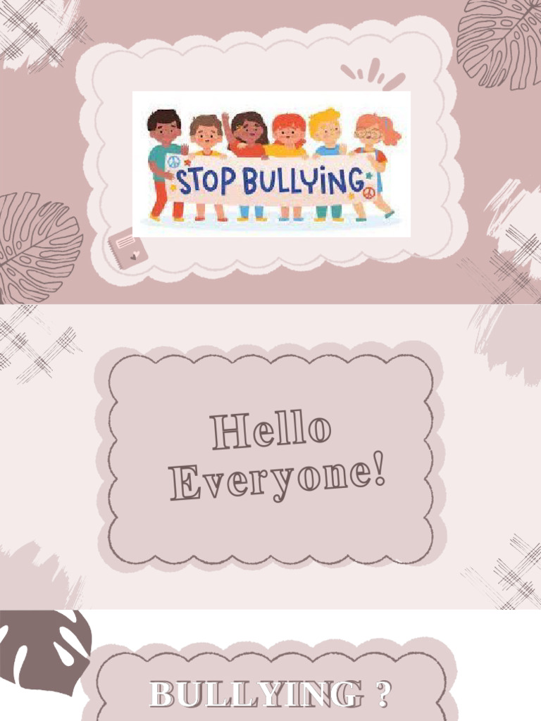 Panduan Mengatasi Bullying dan Dampaknya | PDF | Self-Improvement