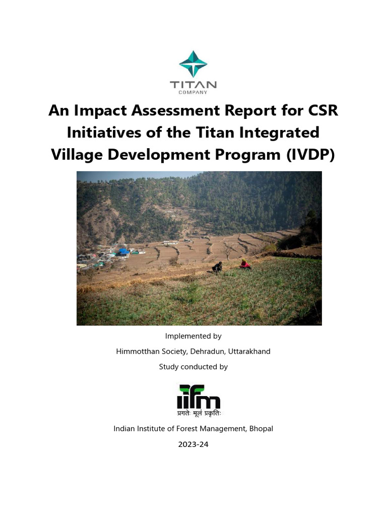 05 - Integrated Village Development Program II - Himmotthan Society ...