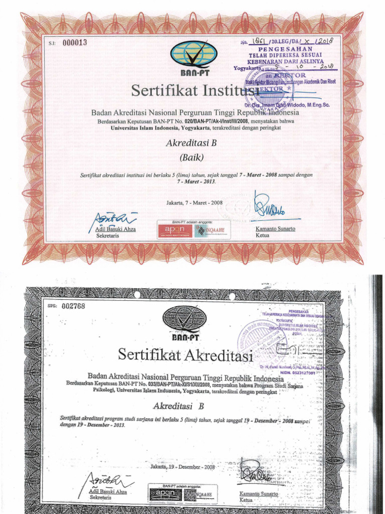Akreditasi PT Dan Prodi | PDF