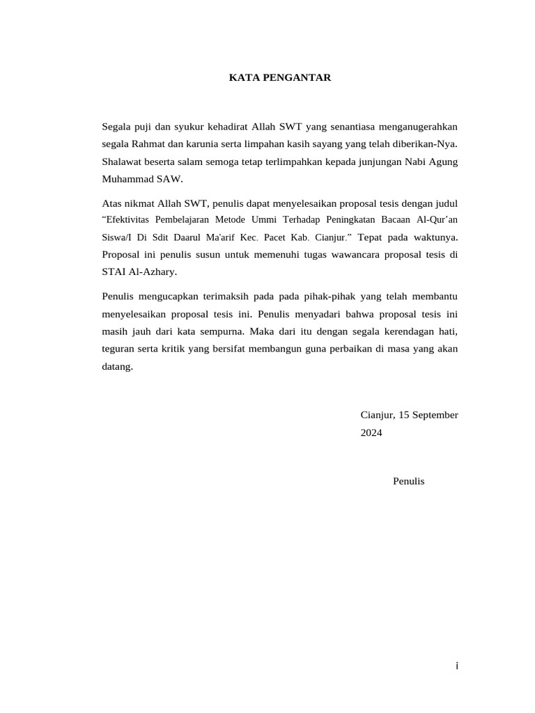 KATA PENGANTAR HALAMAN DEPAN | PDF