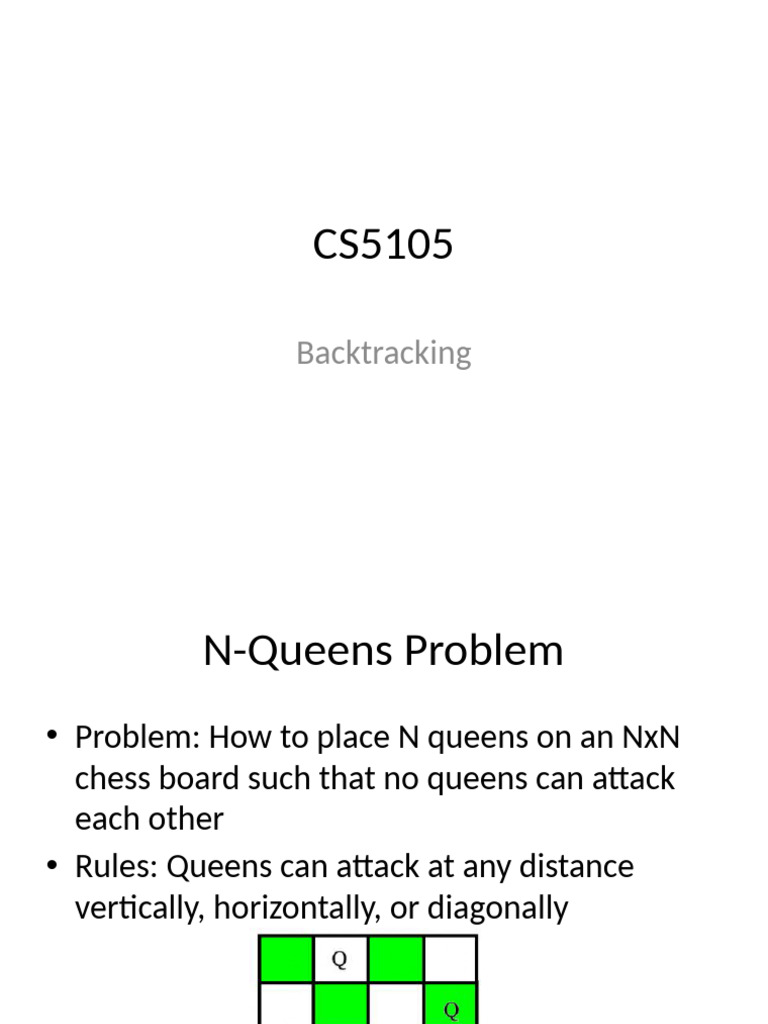 3 Backtracking | PDF