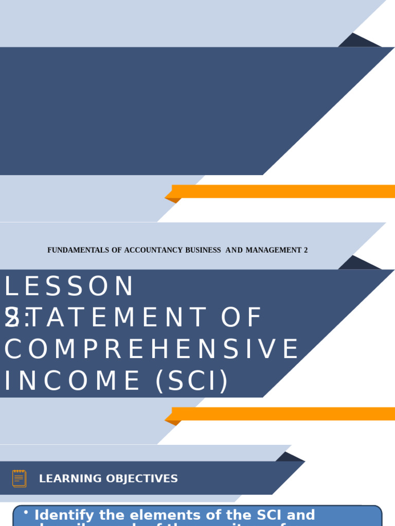 Statement of Comprehensive Income | PDF