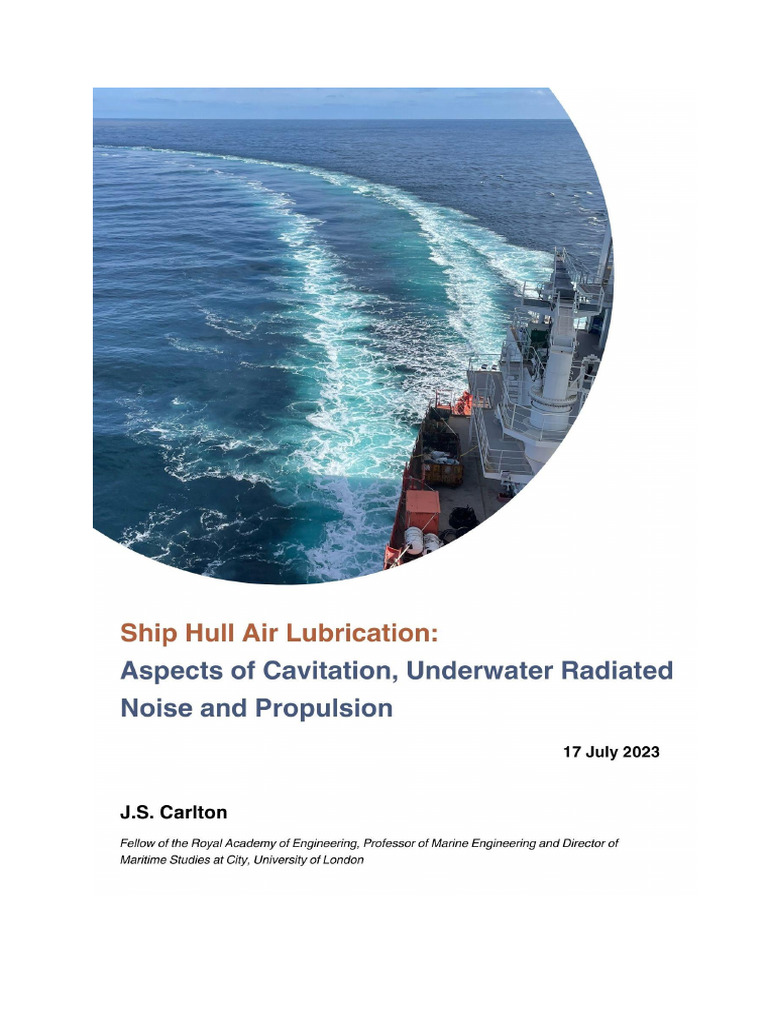 FREE White Paper Impact of Hull Air Lubrication On URN Propulsion ...