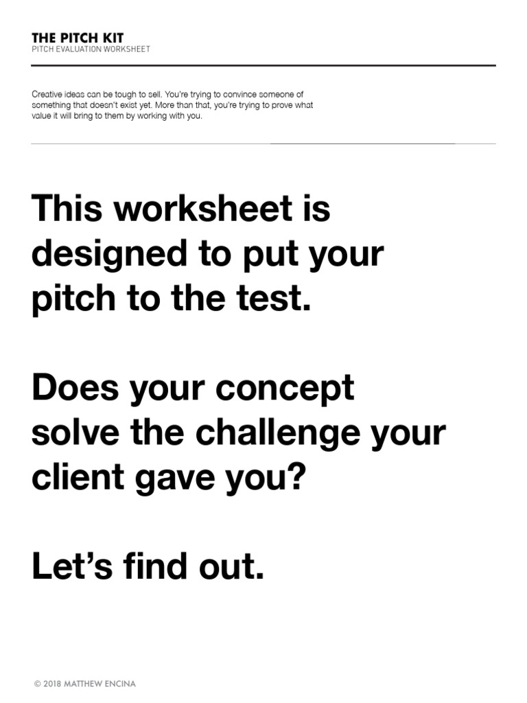 Pitching design notes | PDF