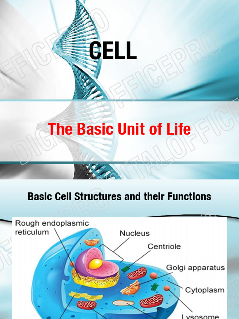 cell as basic unit of life | PDF