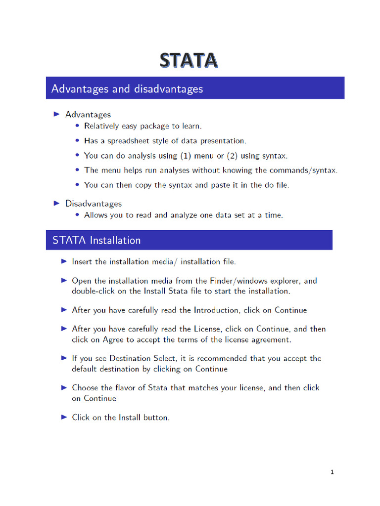 Stata 2023 | PDF