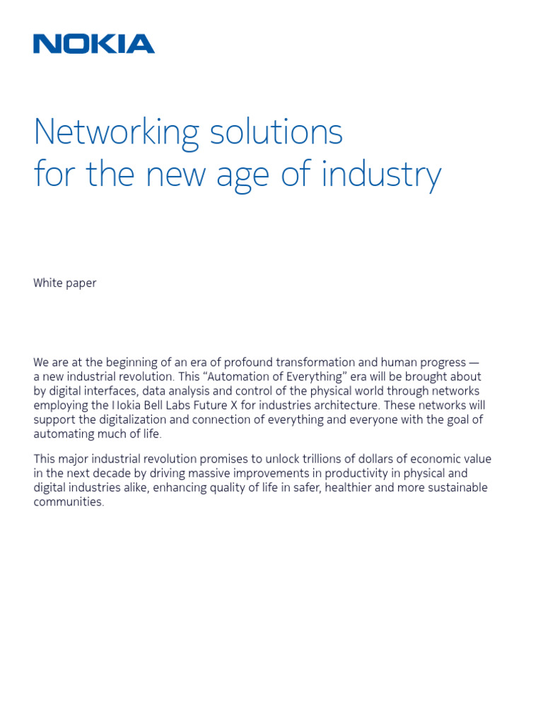 Nokia NFI Vision White Paper en | PDF