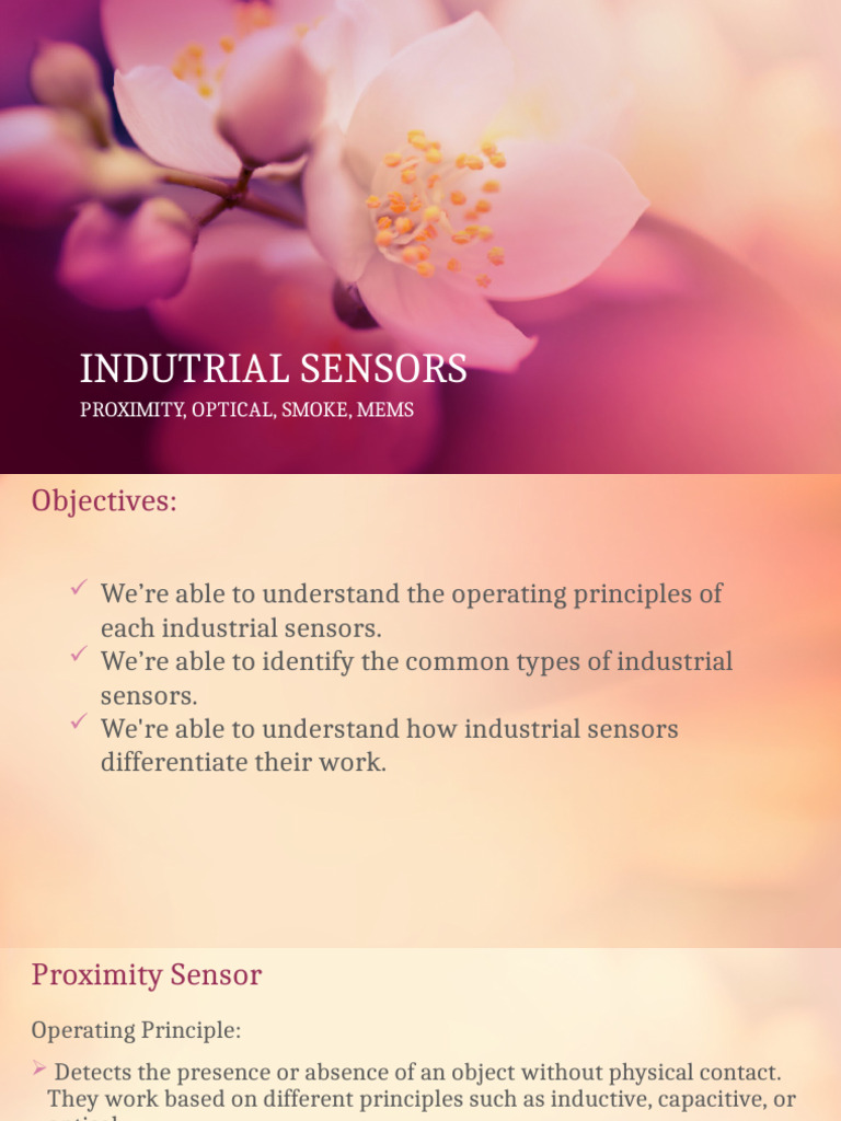 Indutrial Sensors | PDF
