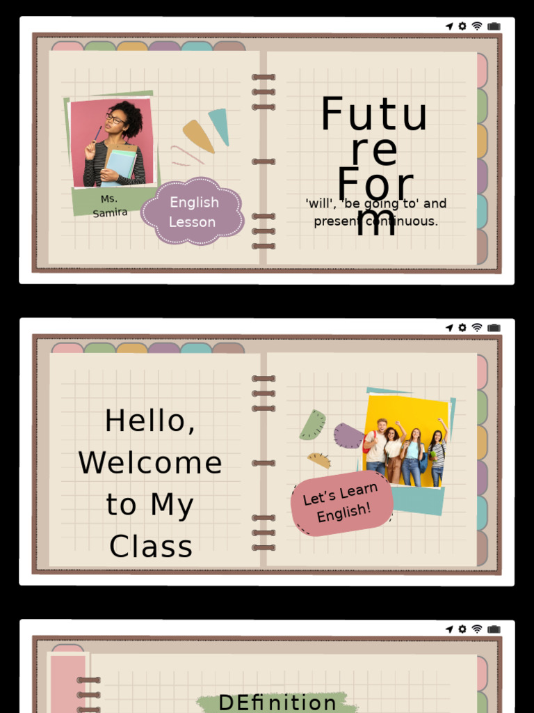Future Form Education Presentation in Colorful Aesthetic Style | PDF