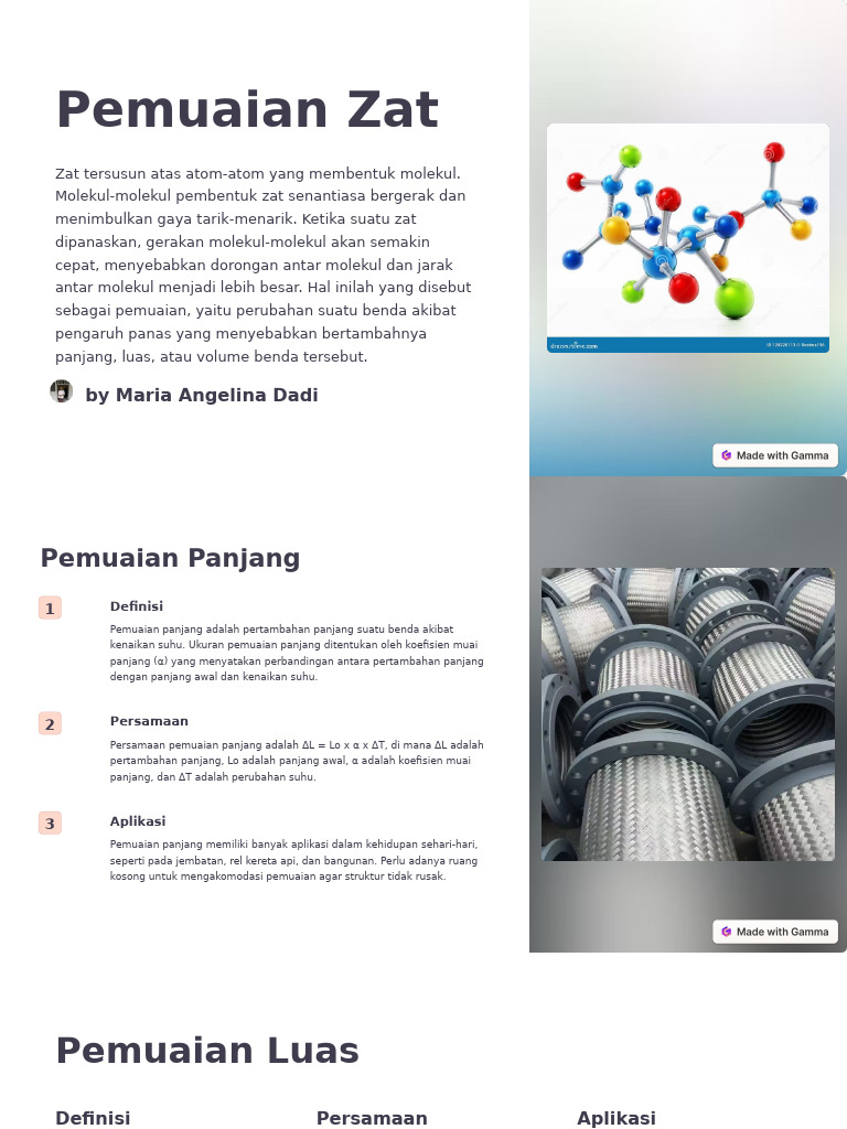Pemuaian Zat | PDF