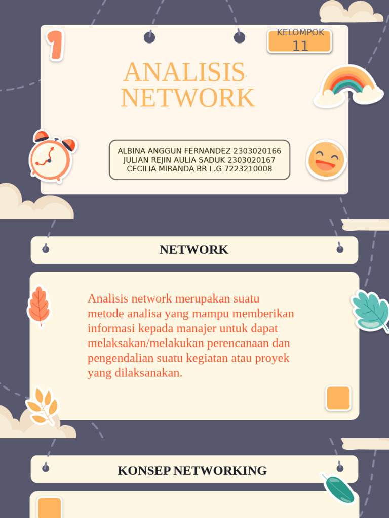 Analisis Network Kelompok 11 | PDF