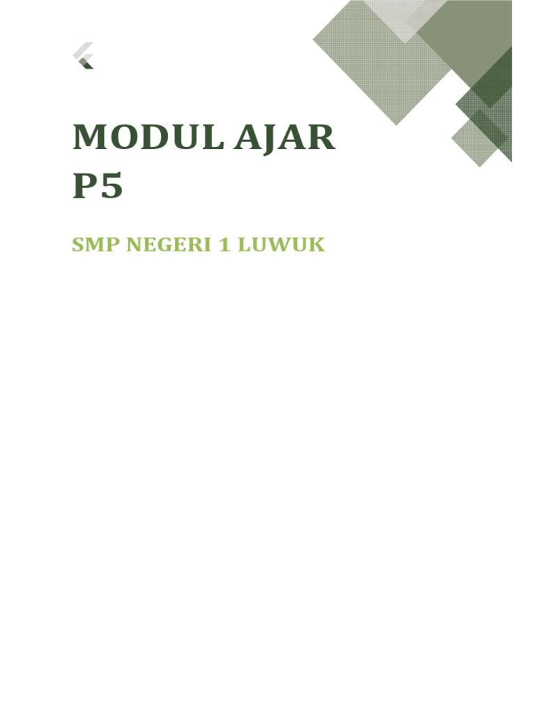 Modul Ajar P5 | PDF