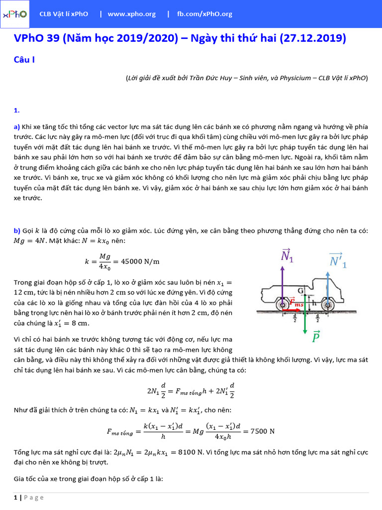 VPhO 39 (2019-2020) - Day 2 | PDF