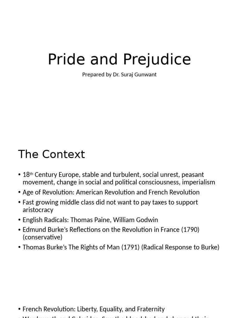 Pride and Prejudice | PDF