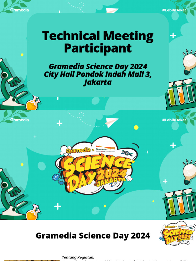 2024 - TM Peserta Gramedia Science Day Jakarta | PDF