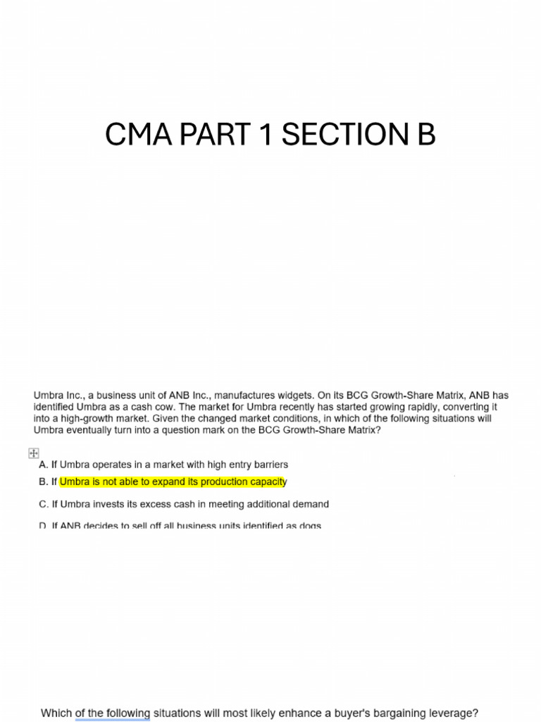 Section b Questions | PDF