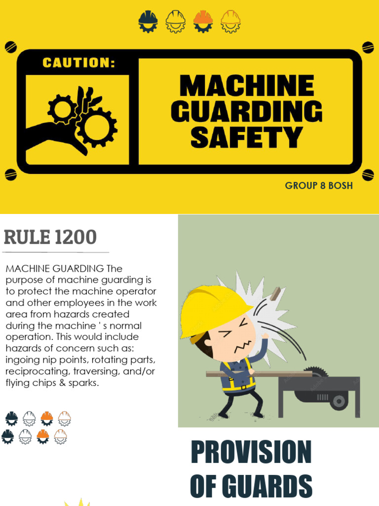 Group 8 Machine Guarding. | PDF | Screw | Rivet