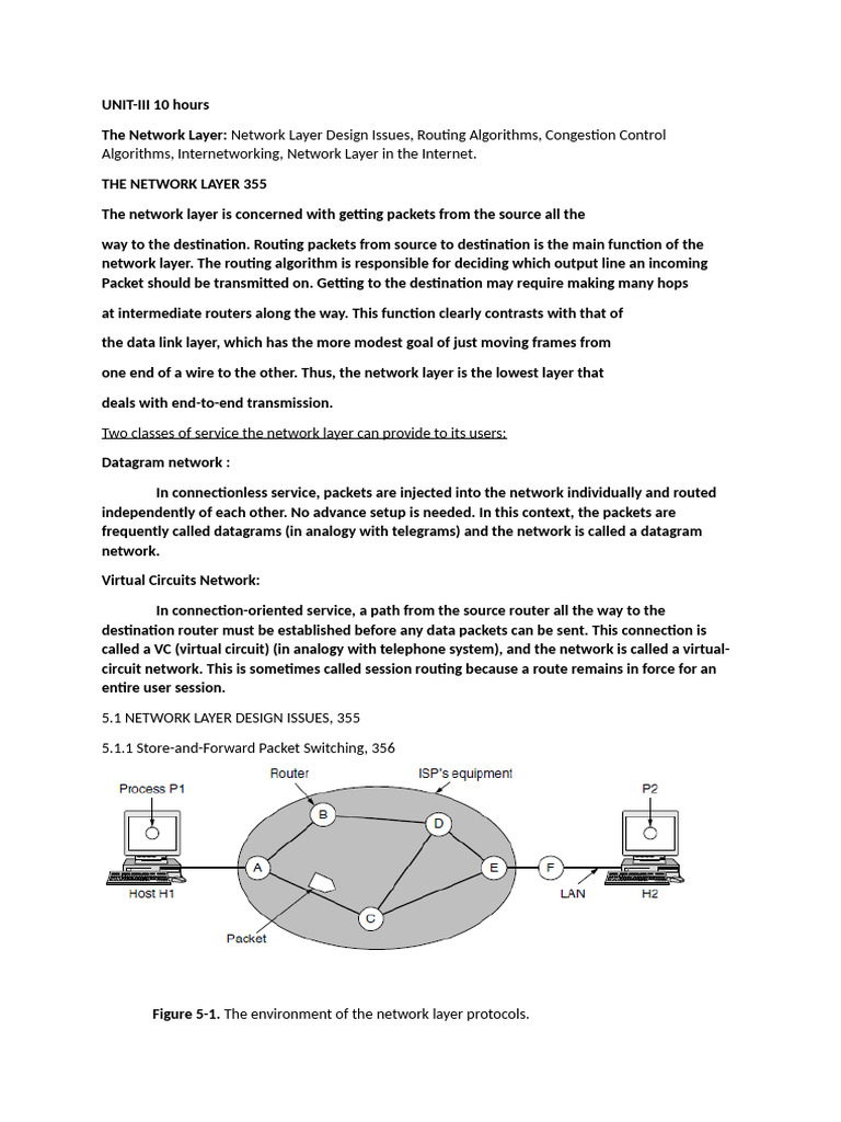 UNIT III CN (AutoRecovered) | PDF