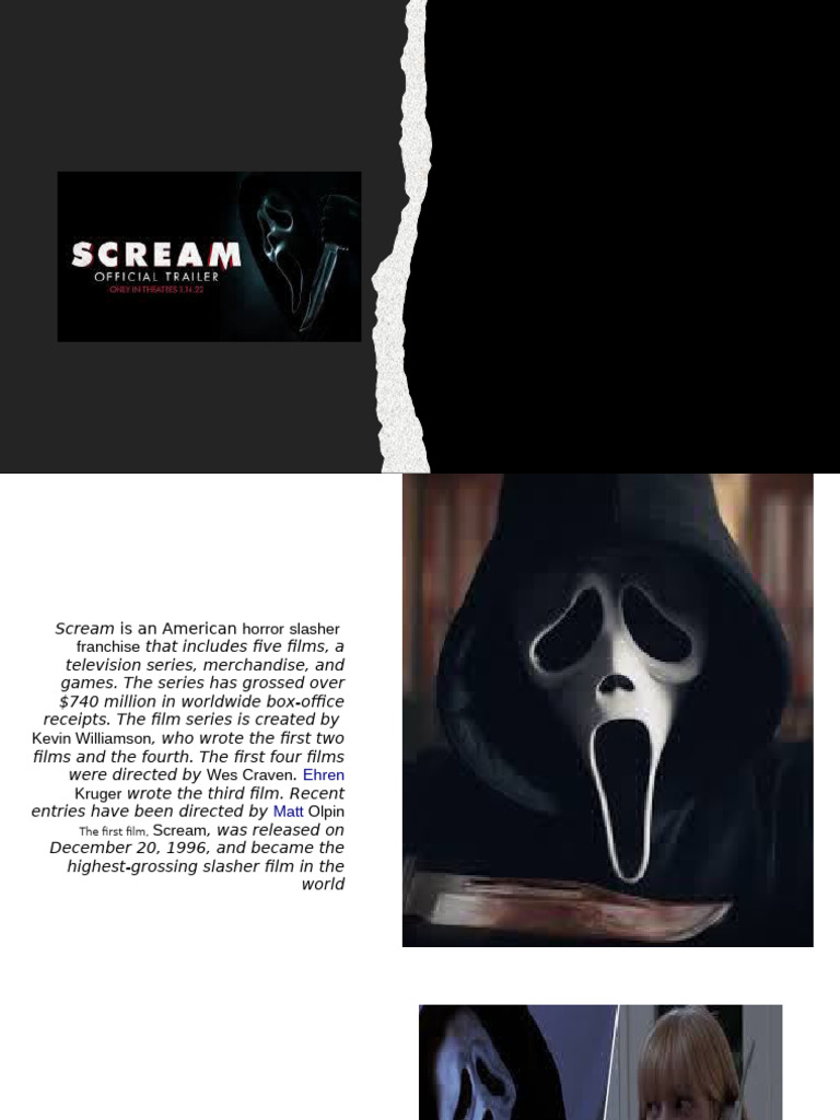 عرض تقديمي Scream | PDF