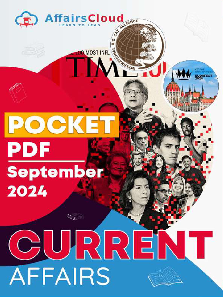 Current Affairs Pocket PDF - September 2024 by AffairsCloud 1 | PDF