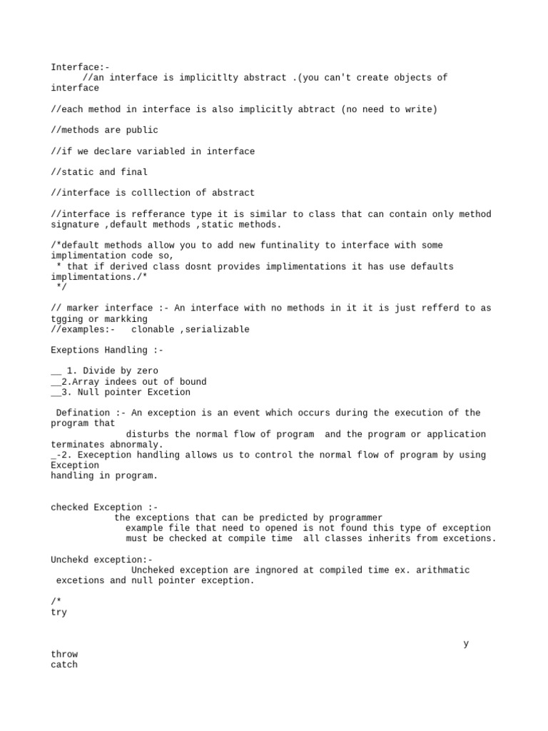 Exception Handling | PDF