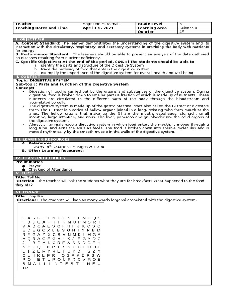 DLP-Q4-W3-Cell Cycle | PDF