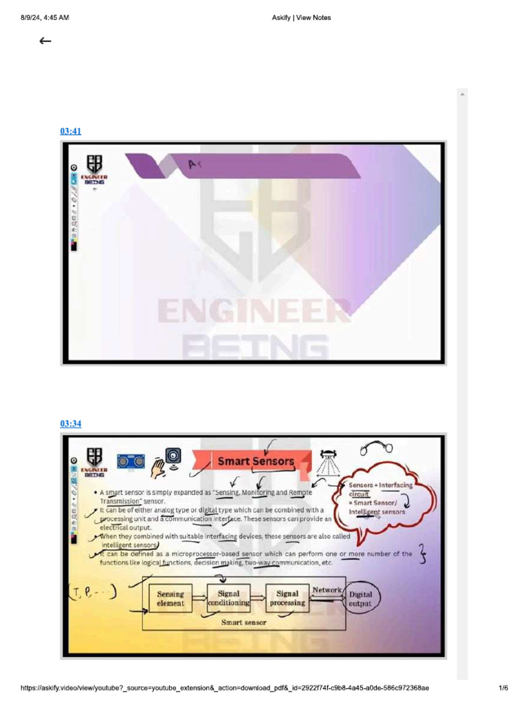 Sensor | PDF