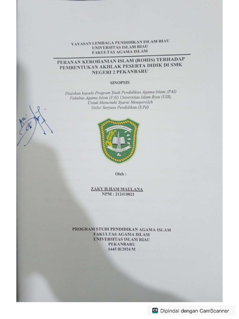 Sinopsis Yang Sudah Di ACC - Compressed-1 | PDF