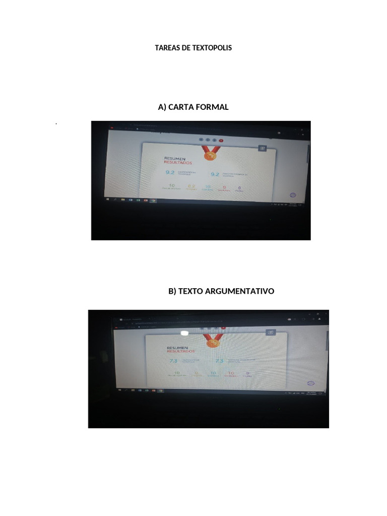 Tareas de Textopolis 2. | PDF