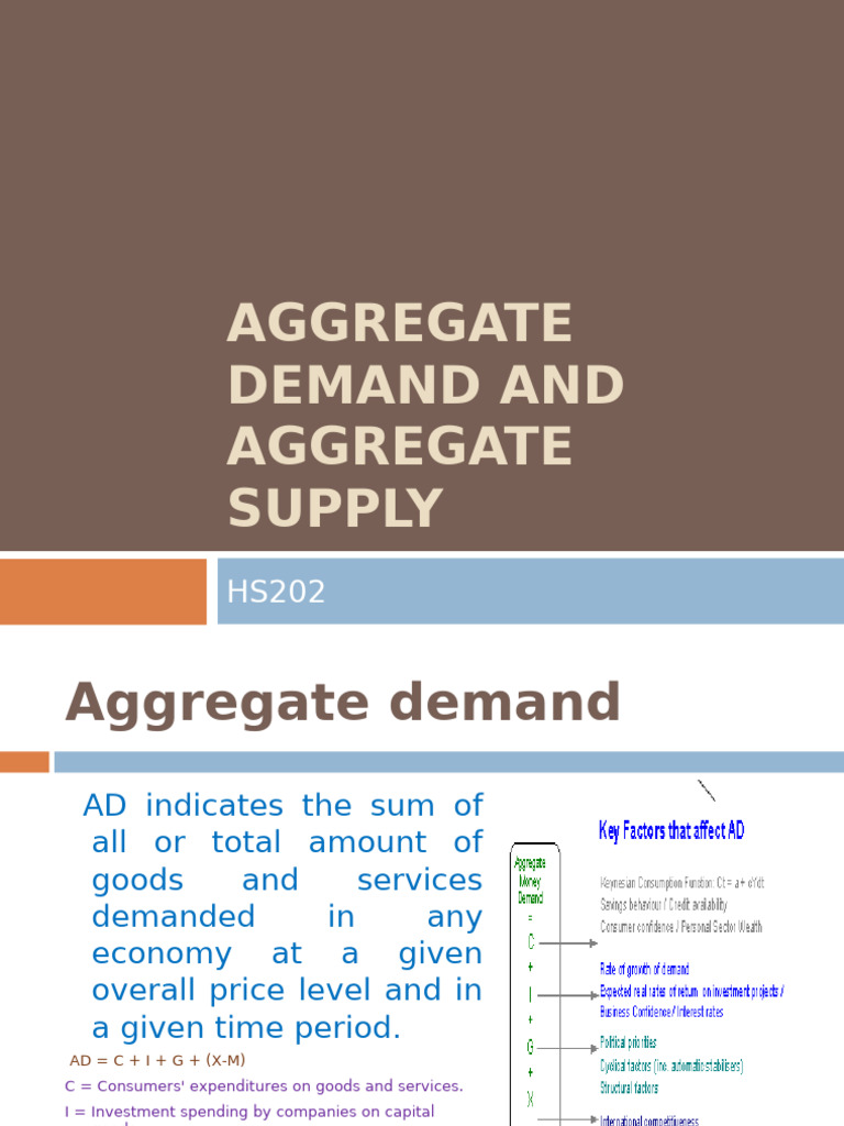 Aggregate Demand | PDF