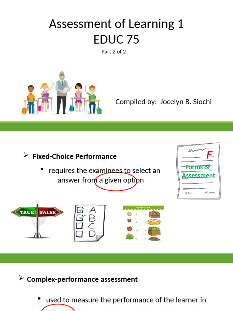 Chapter 1 - Basic Concepts in Assessment of Learning (Part 2 of 2) | PDF