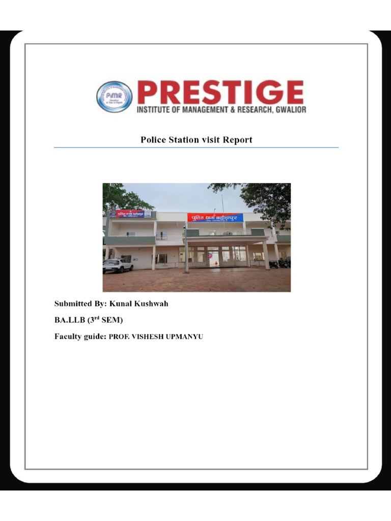 Police Station Visit 2 | PDF