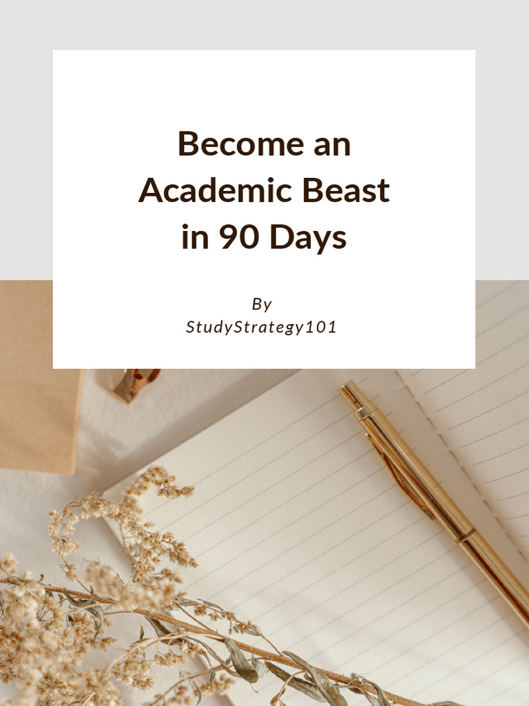 90 Days Academic Comeback | PDF